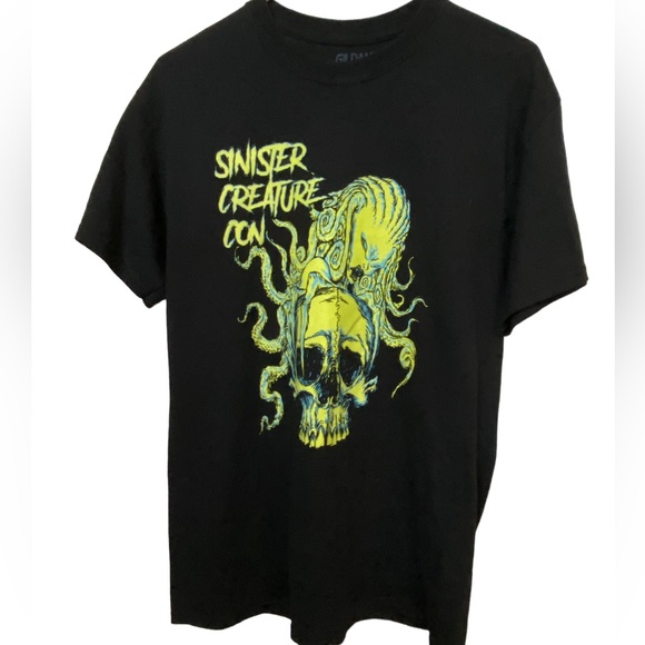 Gildan | Shirts | Horror Convention Sinister Creature Con Mens M Retro ...